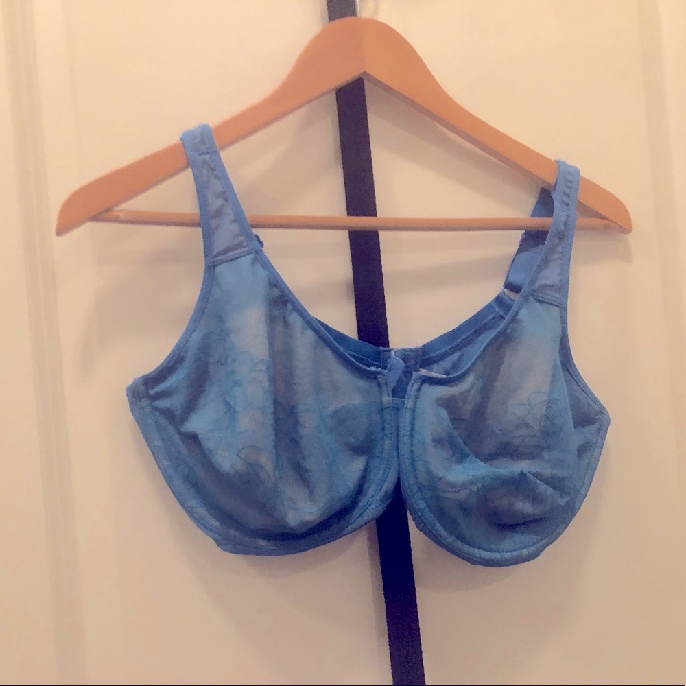 Blue Wacoal Lace Underwire Bra (36g) - Gem